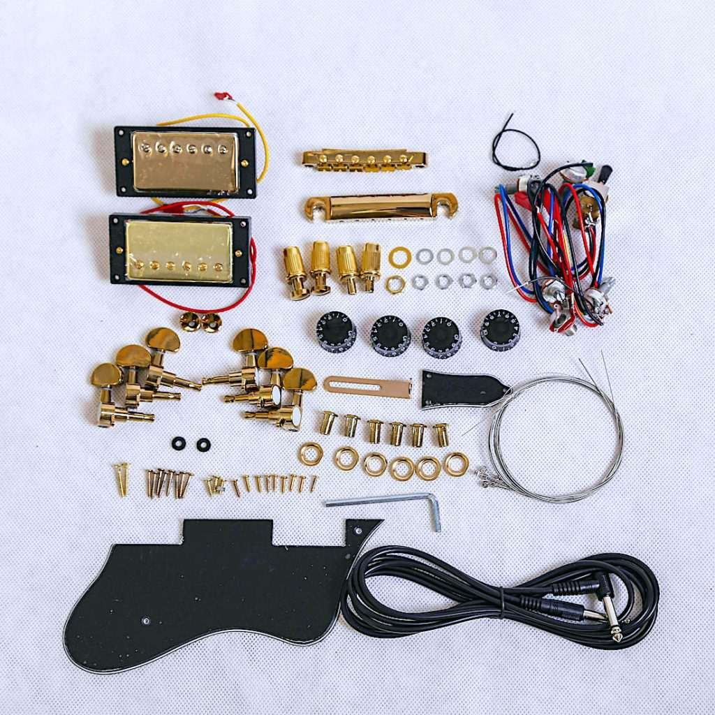 Get Electric Semi Hollow DIY Guitar Kit ES240 | Mahogany & Maple